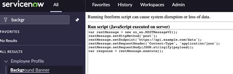 How To Set An Api Header Restmessagev2 In Servicenow The Snowball