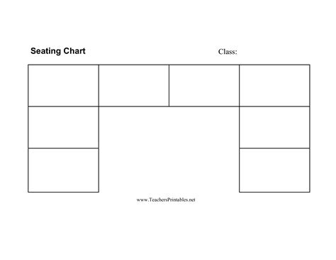 Class Seating Chart Template Organize Your Students