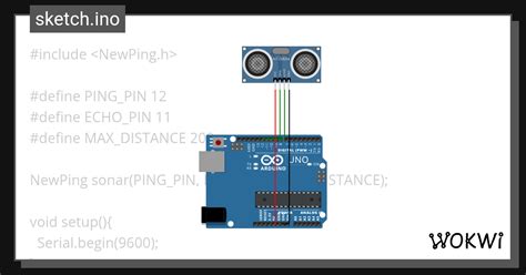 Distance Sensor Wokwi Esp32 Stm32 Arduino Simulator