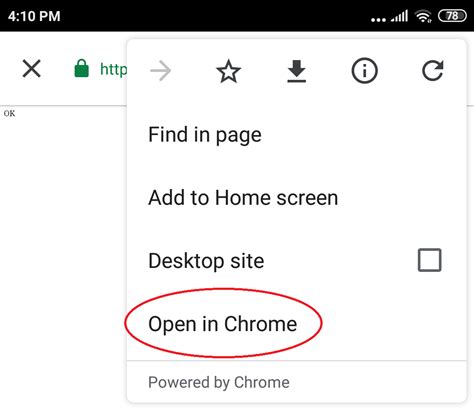 android how to automatically redirect from chrome custom tab back to