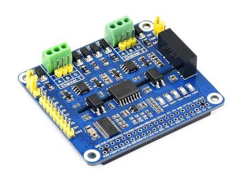 2 Channel Isolated RS485 Expansion HAT For Raspberry Pi