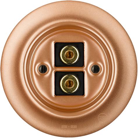 Porcelain Wall Speaker Socket Copper Dyke And Dean