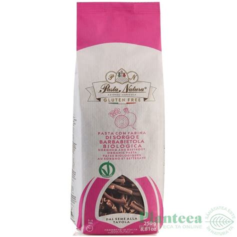 Paste Sorg Sfecla Rosie Bio Fara Gluten 250g Pasta Natura Pret 216