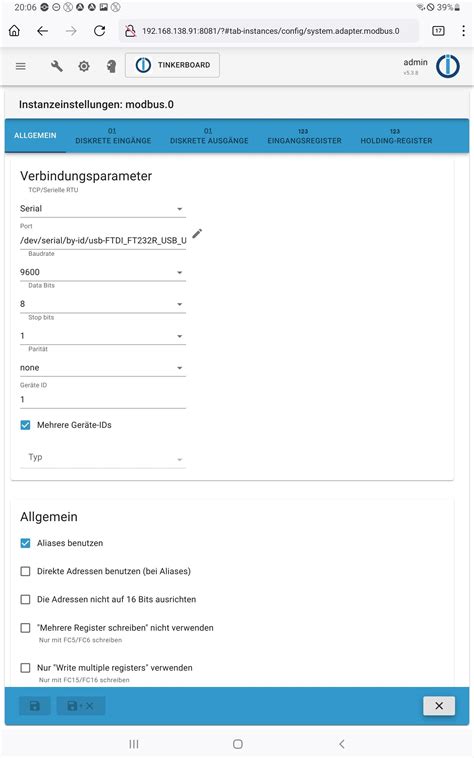 [gelöst] Modbus Gerät Daikin Dcom Will Nicht