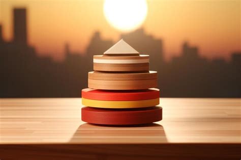 Burger With A Random Color Palette Premium Ai Generated Image