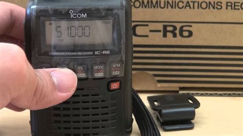 An SWL S Review Of The Icom IC R Sport Wideband OFF