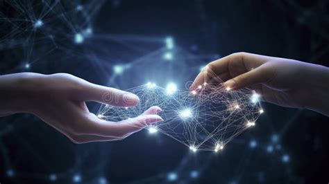 Illustration Global Digital Connection Network And Data Generative Ai Stock Illustration