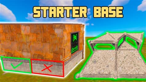 RUST SOLO DUO STARTER BUNKER BASE X YouTube
