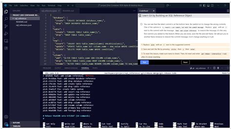 Learn Git By Building An Sql Reference Object Build An Sql Reference