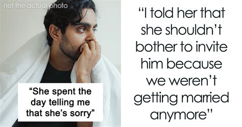 Guy Tells Fiancée Wedding Is Off After She Shares Her Reason For