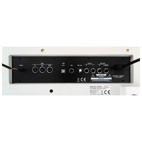 Classic Cantabile Gp A 810 Piano Digital Blanco Brillo Set