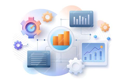 Ai Data Processing And Qa Metrics Icons Representing Analytical
