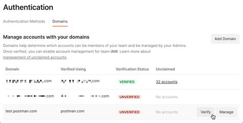 Verify Your Organizations Domain In Postman Postman Learning Center