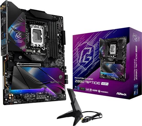Amazon Com Asrock Intel Core Ultra Phantom Gaming Z Riptide Wifi Atx Motherboard Ddr