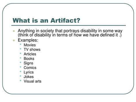 Ppt Artifact Assignment An Example Powerpoint Presentation Free Download Id 3123897