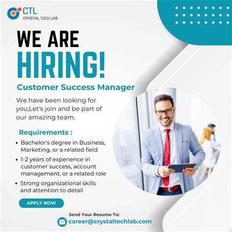 Crystal Tech Lab On Linkedin Hiring Customersuccessmanager