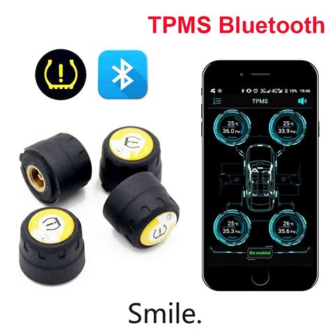 TPMS Bluetooth 4 0 Universal Sistema de Monitoramento de Pressão Dos