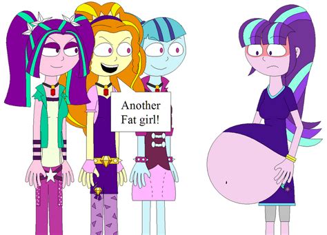 The Dazzlings Tell Fat At Starlight Glimmer By Angry Signs On Deviantart