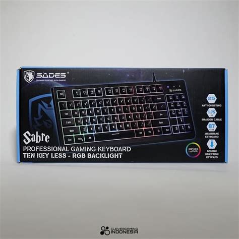 Sades Keyboard Sabre Rgb Tkl Gaming Keyboard Garansi Resmi Lazada Indonesia