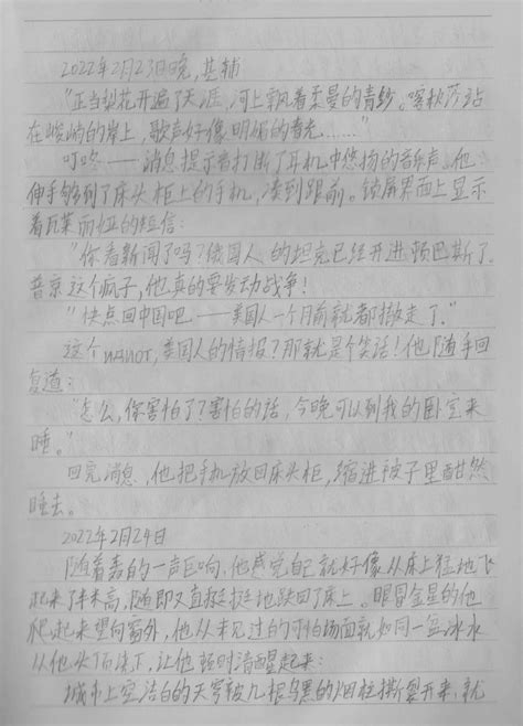 🍥瓦莱里娅🏳️‍⚧️ On Twitter 自己写的小说 还没想好题目 乌克兰 Standwithukraine️️ 小说