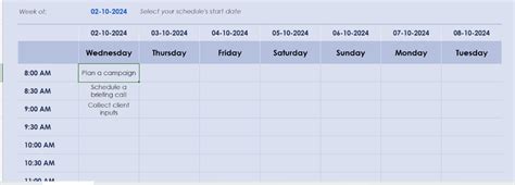 Excel에서 일정을 만드는 방법템플릿 사용