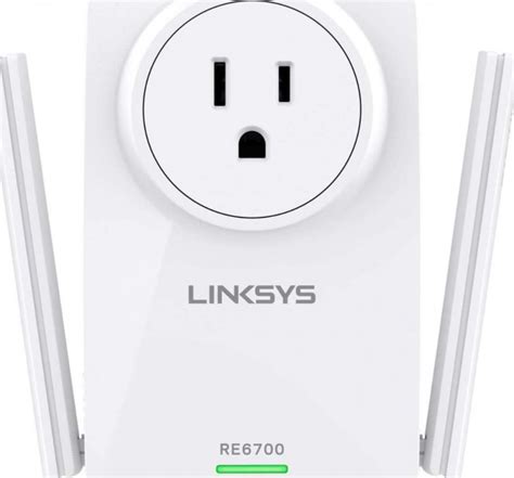 Linksys AC1200 Amplify Dual Band High Power Wi Fi Range Extender With Intelligent Spot Finder