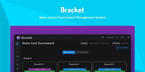 bracket open source tournament management system made with react js
