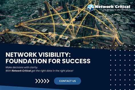 Network Visibility Solutions Network Critical Network Critical