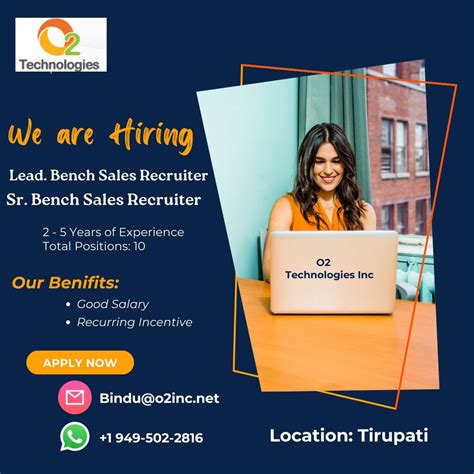 Sree Rekha Bindu On Linkedin Hiring Tirupati Role Experience