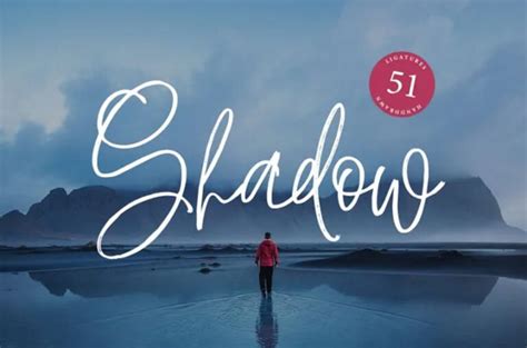 Shadow Script Font Freedafonts