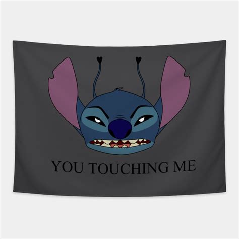 You Touching Me Lilo And Stitch Tapestry Sold By Francesca Dupuy Sku