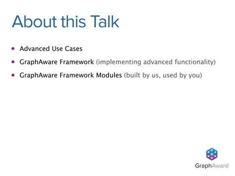 Advanced Neo J Use Cases With The GraphAware Framework PPT