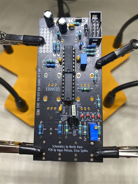 Im Done With The Components On The Moritz Klein Erica Synth Edu Vco This Is Fun Synthdiy