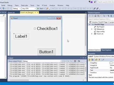 Visual Basic Using Visual Studio 2017 YouTube
