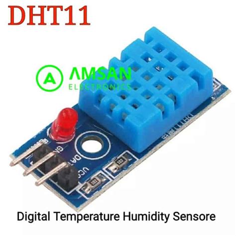 Dht11 3 3 5vdc Temperature And Relative Humidity Sensor Arduino Amsan