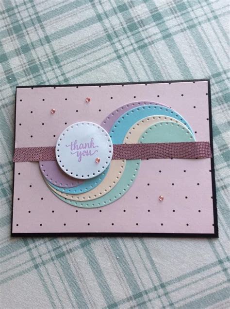 Circle Card Design For Homemade Cards