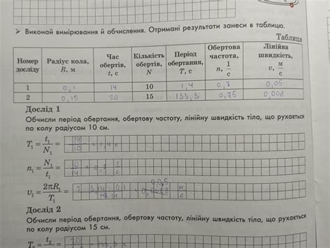 Обчисли період обертання обертову частоту лінійну швидкість тіла що рухається по колу радіусом