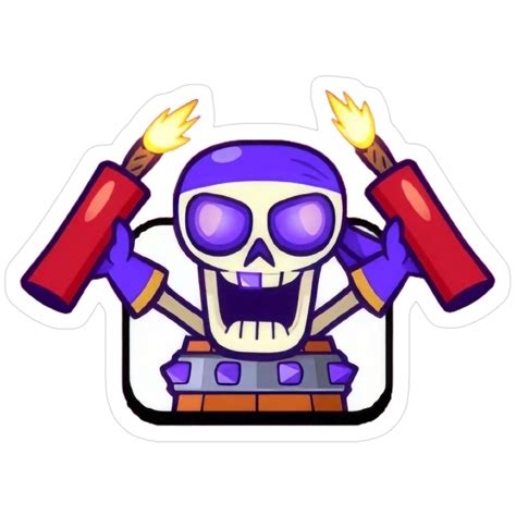 Evolved Wall Breakers Kamikaze Clash Royale Inspired Design Sticker Wallbreakers Clash Of