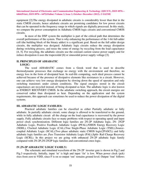 Design Of Power Efficient 4x4 Array Multiplier Using Adiabatic Logic Pdf