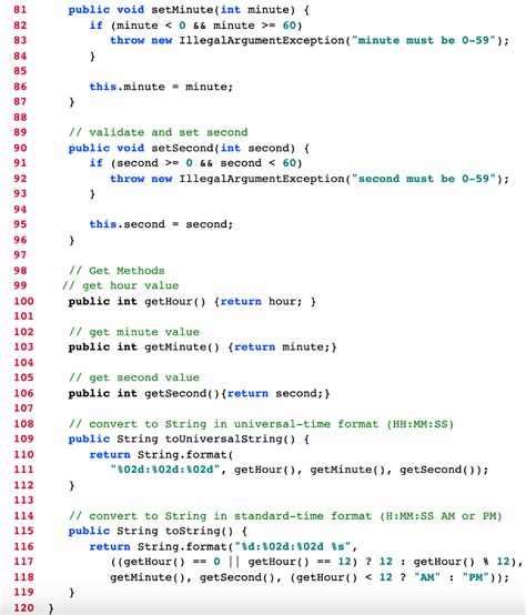 Solved Consider The Time2 Class Discussed In The Course