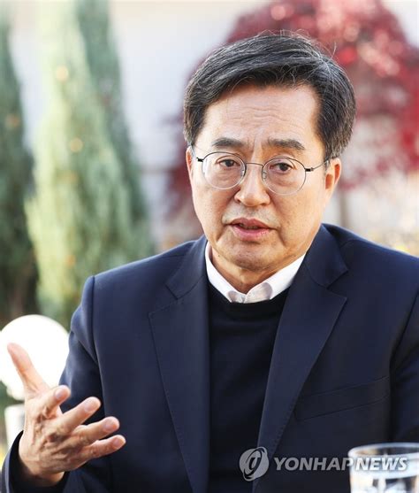 질문에 답하는 김동연 경기도지사 연합뉴스