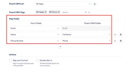FluentCRM Integration With Bit Form