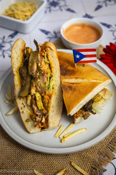 Vegan Tripleta Sandwich Puerto Rican Tripleta Recipe Cooking Meat