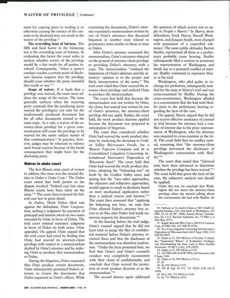 Waiver Of Privilege For Documents Inadvertently Disclosed During Discovery Pdf