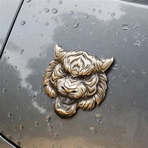 Personalized 3d Metal Emblem Badges Custom Logo Moto Gold Car Emblems
