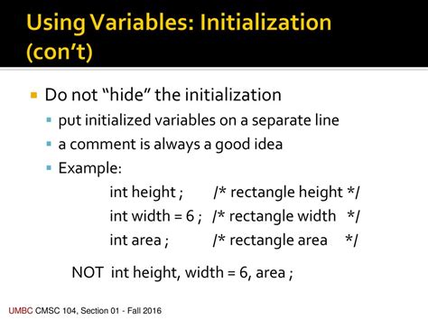 Umbc Cmsc 104 Section 01 Fall Ppt Download