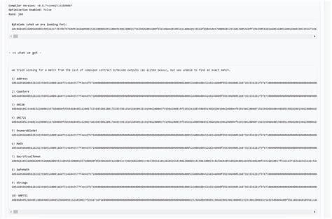Remix But We Were Unable To Locate A Matching Bytecode Errcode2