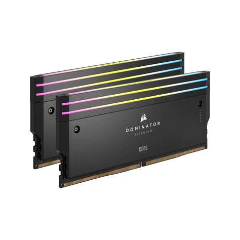 Corsair 48gb 2x24gb Dominator Titanium Rgb Siyah 7000mhz Cl36 Ddr5 Dual Kit Ram Itopya