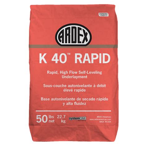 Ardex K40 Rapid Self Leveling Underlayment 50lbs Flooring Distributor Patriot Flooring Supplies