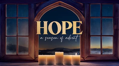 Winter Advent Hope Motion Video Background